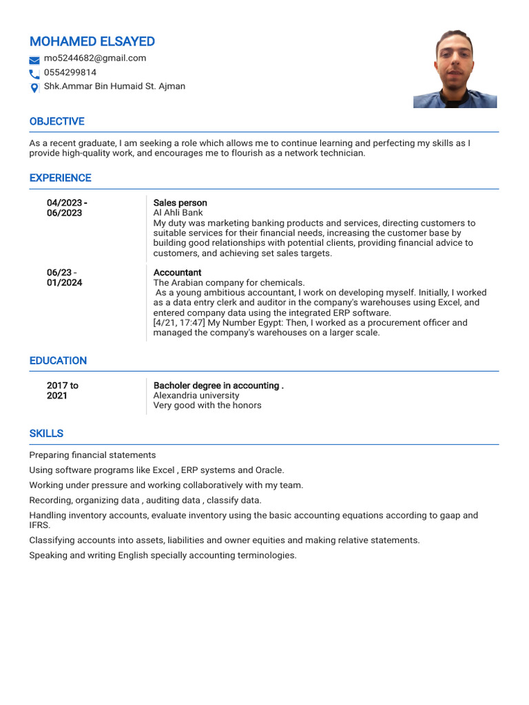 CV-Mohamed Elsayed 2024 | PDF