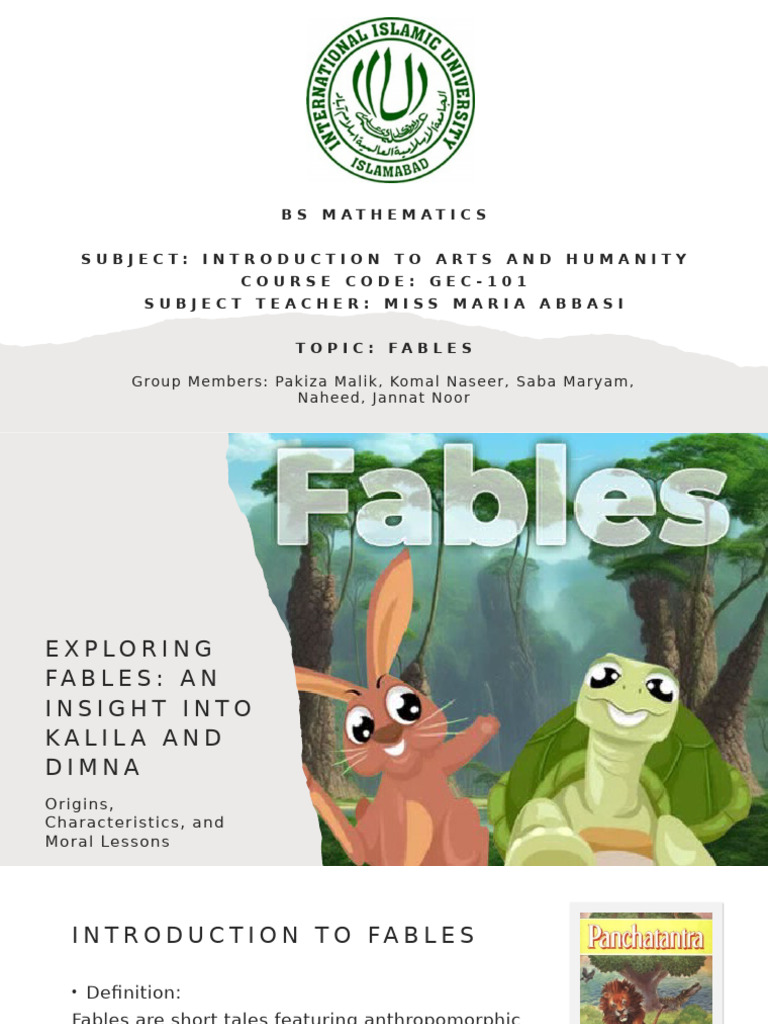 Fables | PDF | Fable