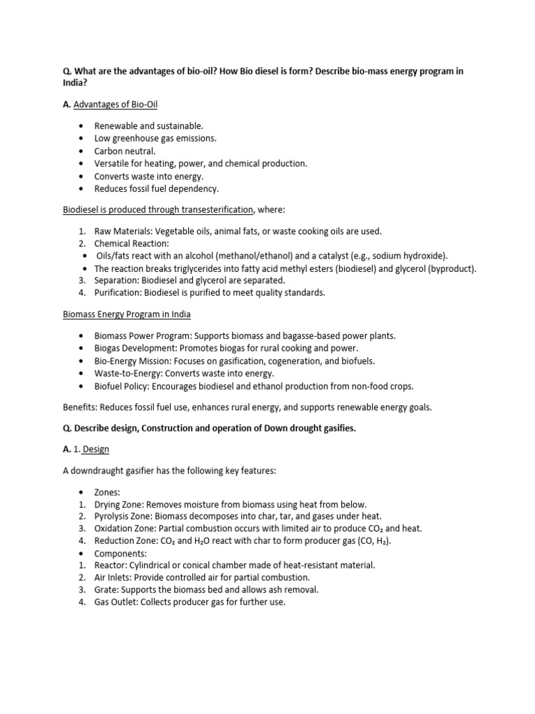 Waste To Energy Question | PDF | Gasification | Biofuel