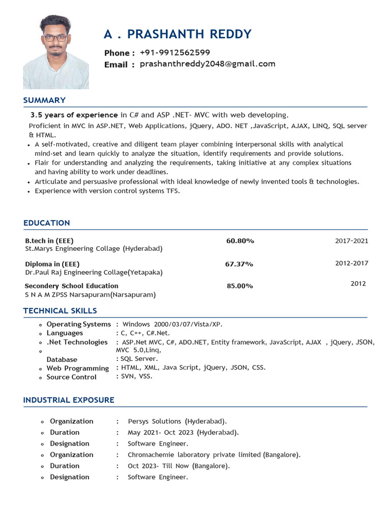 Prashanth_CV 2024 | PDF | J Query | Databases