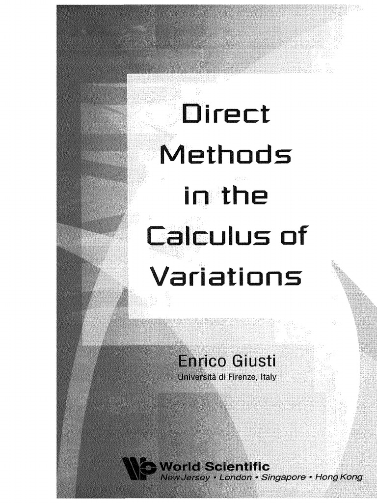 Zlib - Pub Direct Methods in The Calculus of Variations | PDF