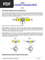 BJT Complete Notes BTech | PDF | Bipolar Junction Transistor ...