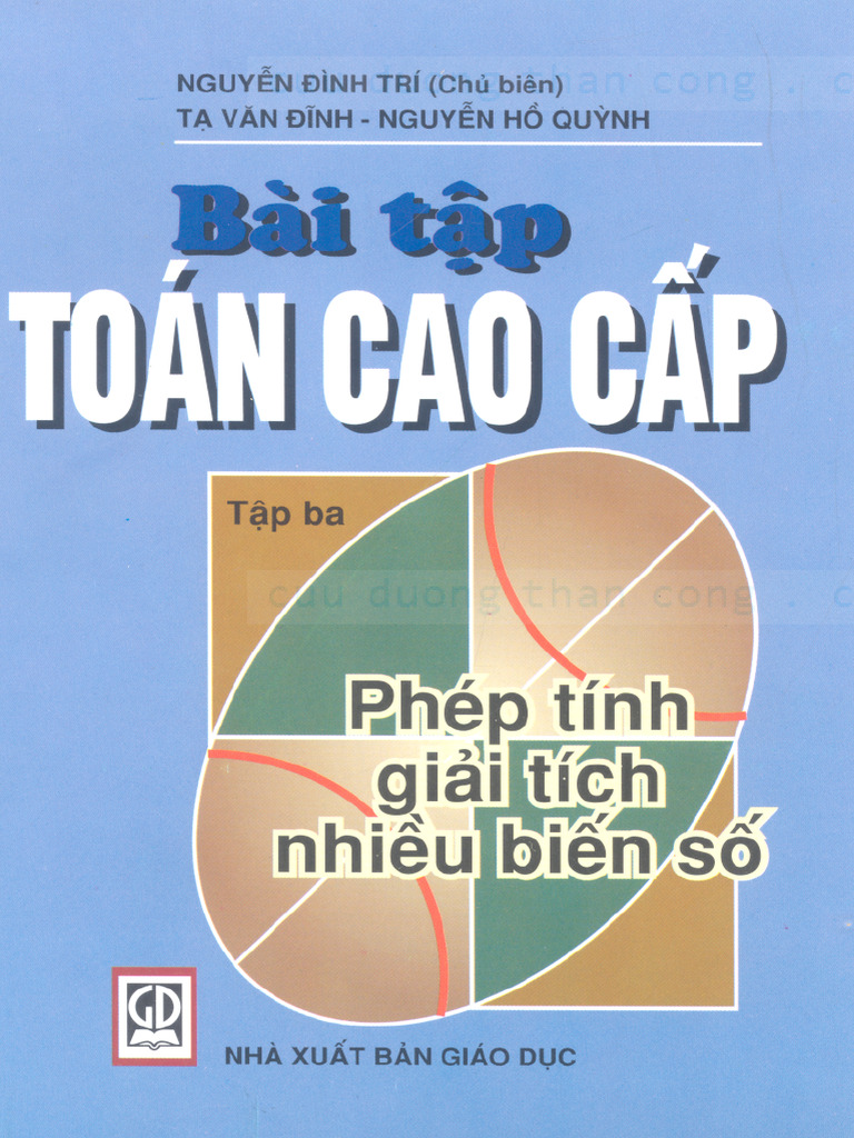 Bai Tap Toan Cao Cap _Tap 3_Nguyen Dinh Tri | PDF