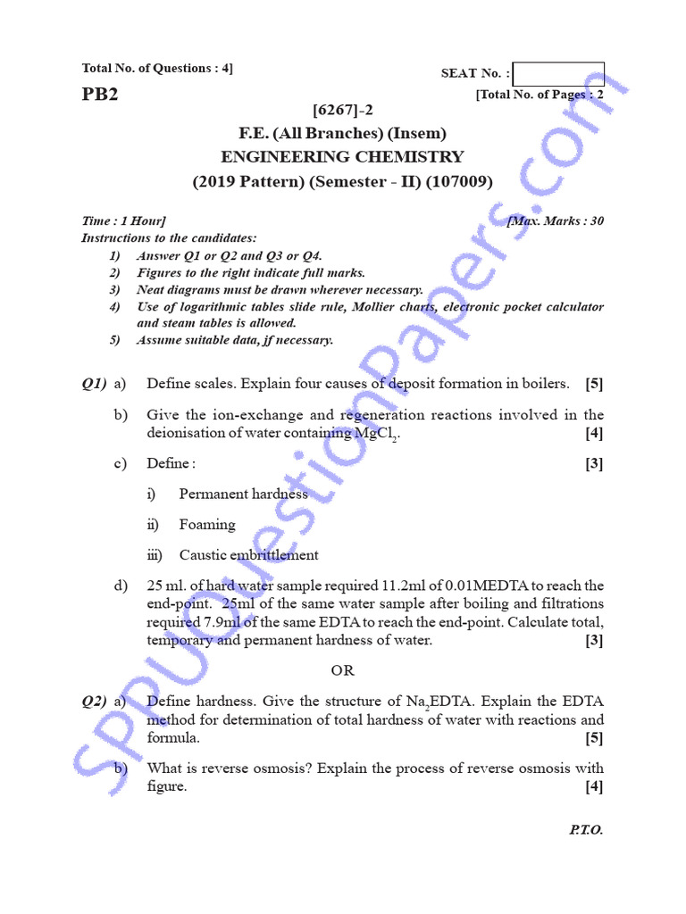 be_first-year-fe-engineering_semester-1_2024_march_engineering-chemistry-pattern-2019 | PDF ...