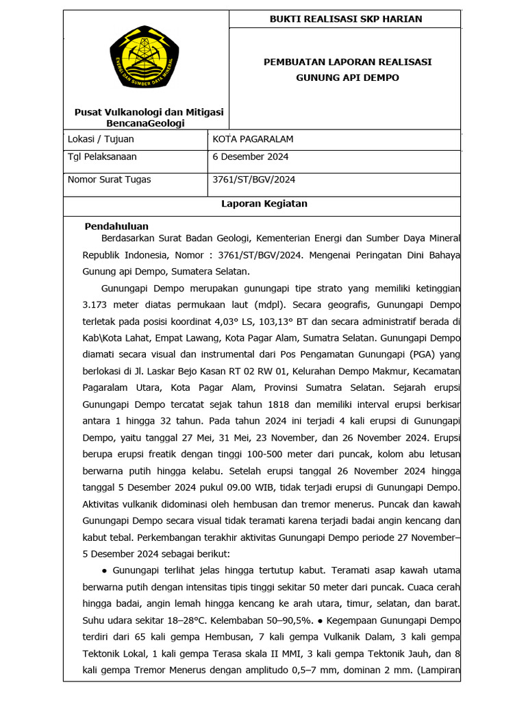 Laporan Realisasi 06122024 | PDF