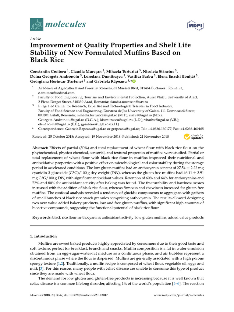 Improvement of Quality Properties and SH | PDF | Gluten Free Diet | Gluten