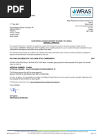 Water Regulations Approval Scheme LTD - Approvals Directory | PDF ...