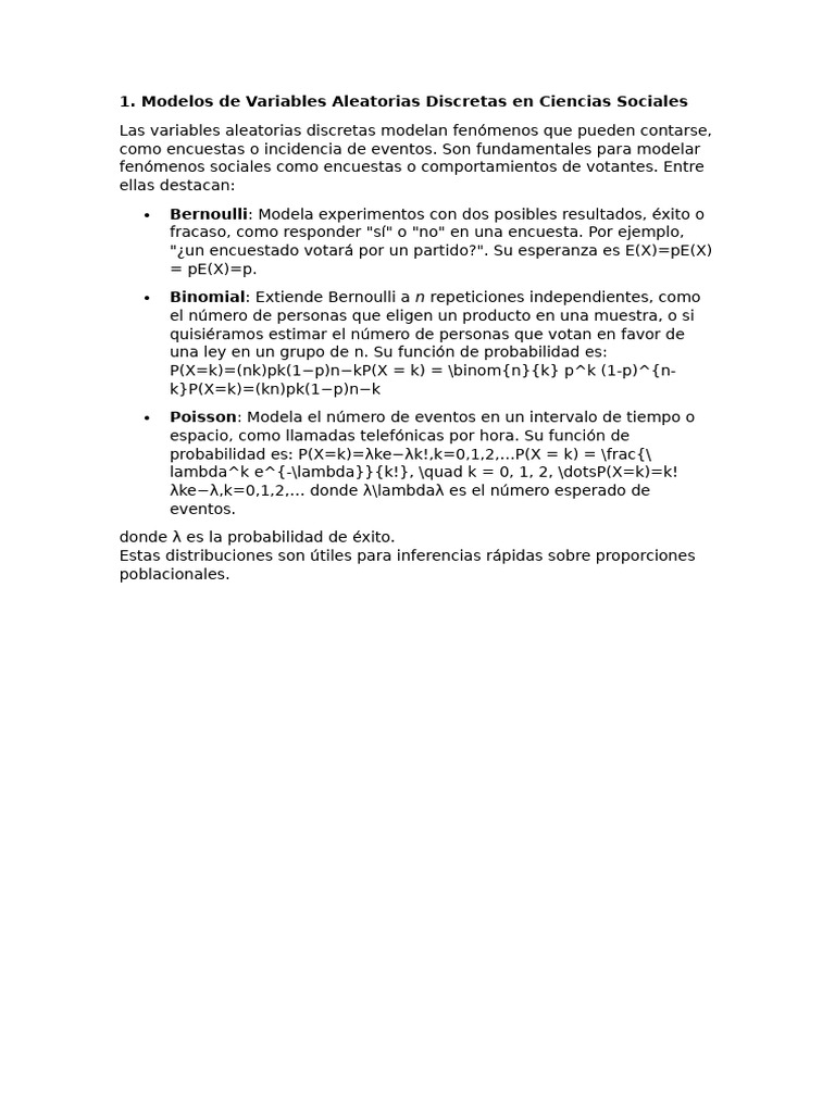 3-Variables Aleatorias Discretas | PDF