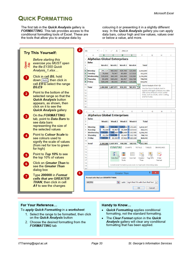 Excel Fundamentals Manual 拆分37 | PDF | Microsoft Excel | Software