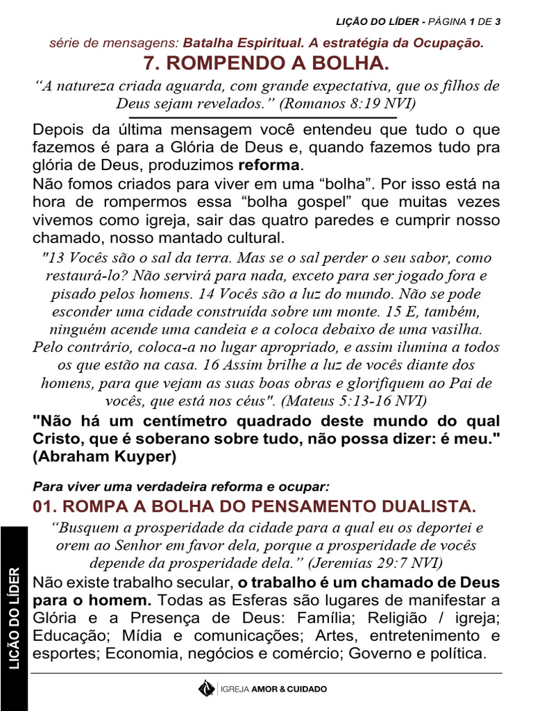 07-rompendo-a-bolha-lider | PDF | Salomão