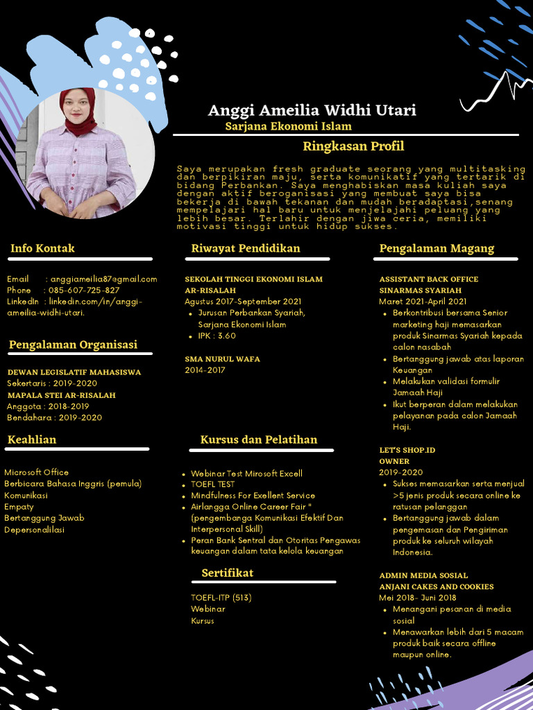 Anggi Ameilia, CV Lengkap | PDF