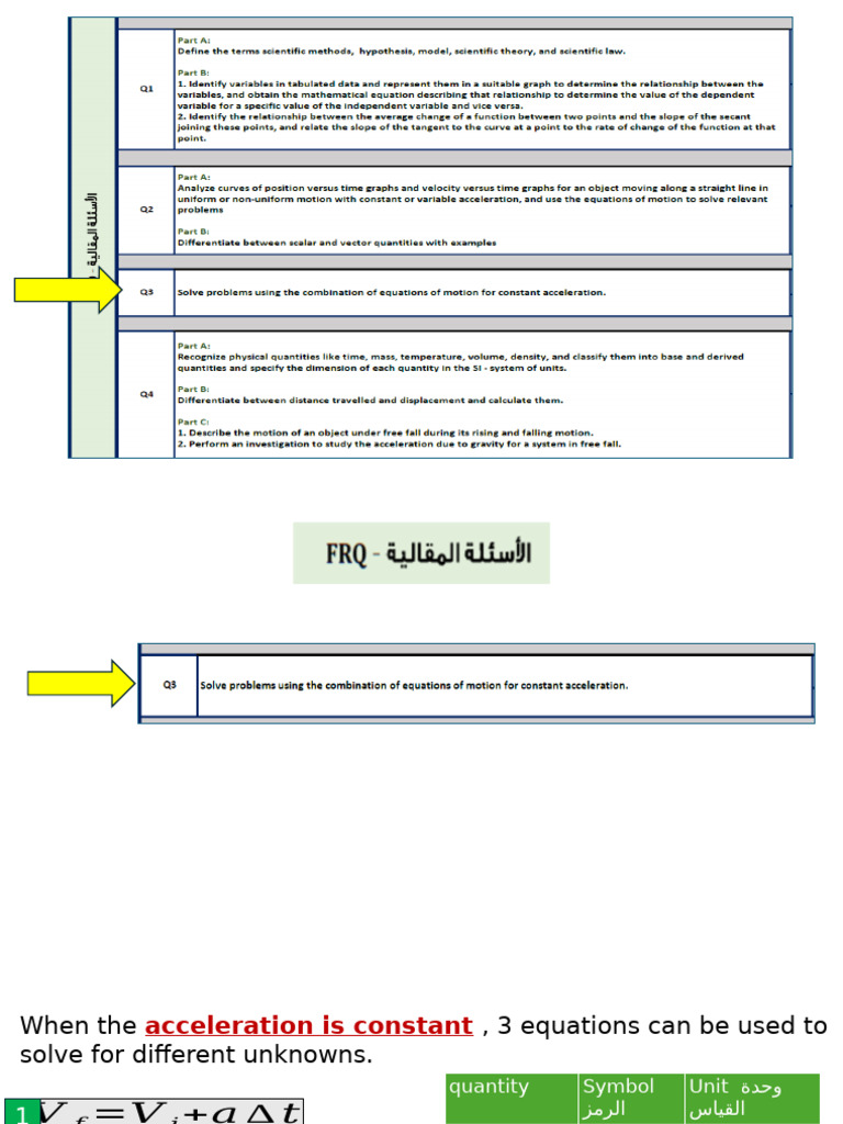 Revision Part 3 | PDF | Acceleration | Velocity