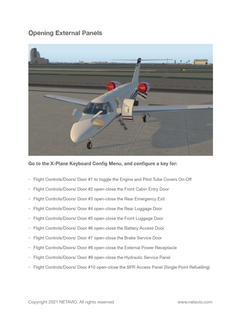CJ4 - Opening External Panels Instructions | PDF