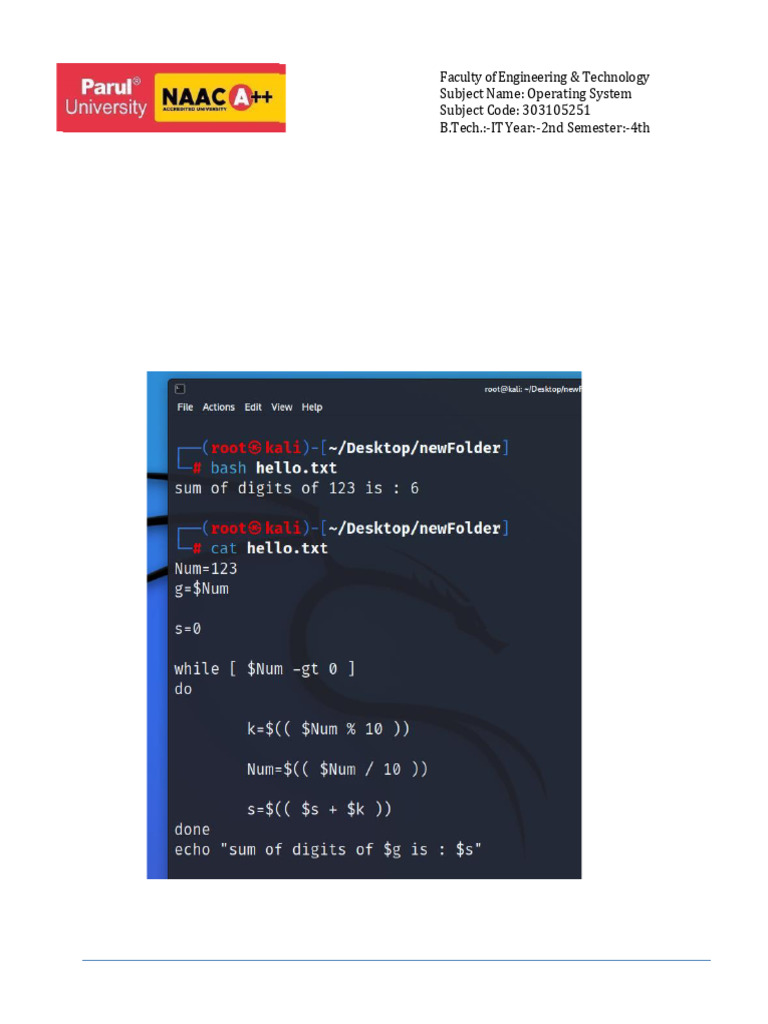 OS Practical-3dfgdfg | PDF