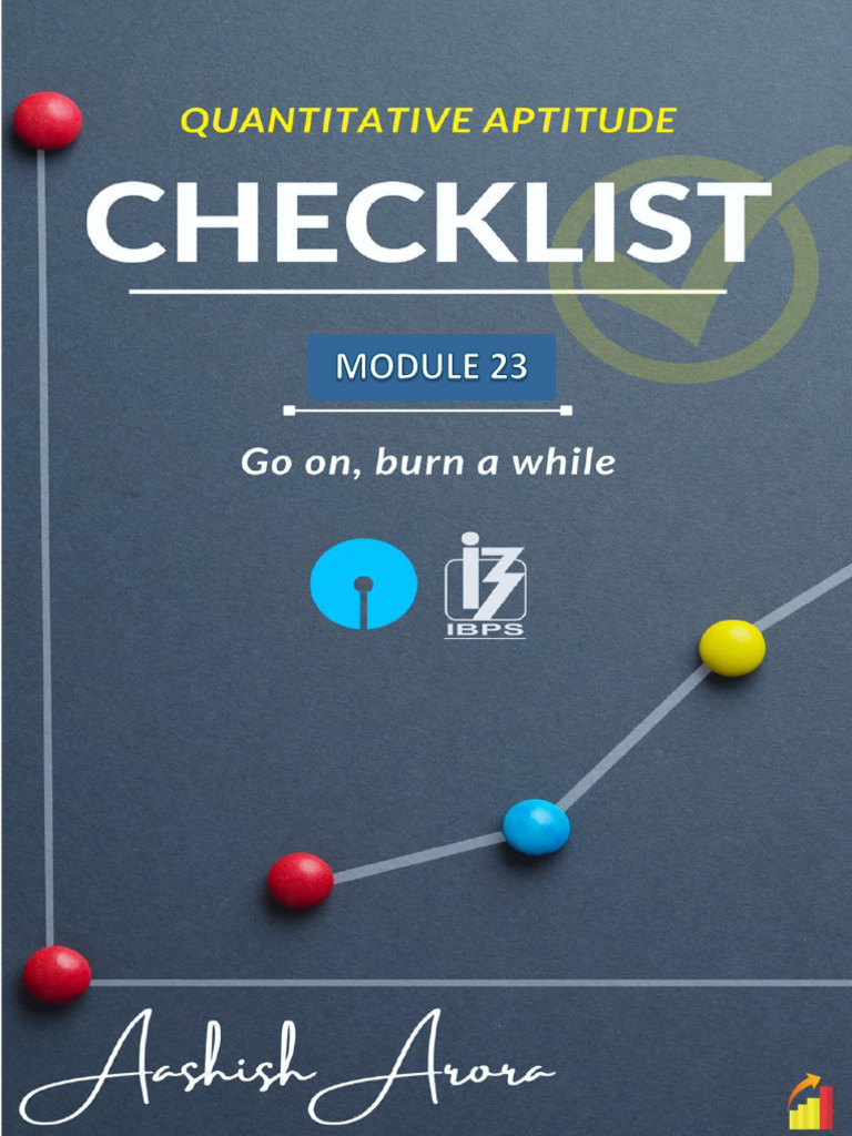 Quant Checklist Module-23 by Aashish Arora | PDF