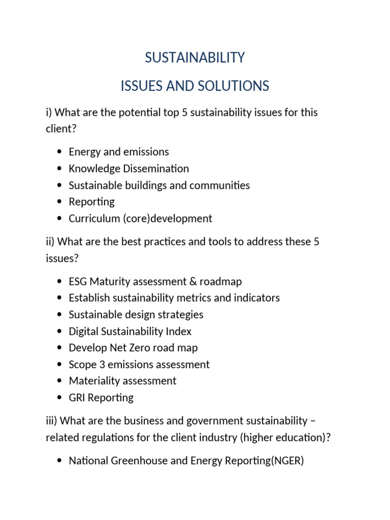 SUSTAINABILITY | PDF