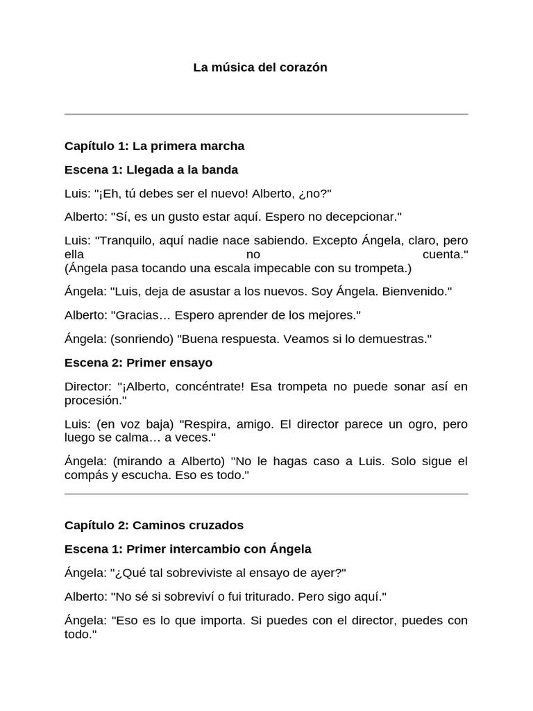La Música Del Corazón | PDF