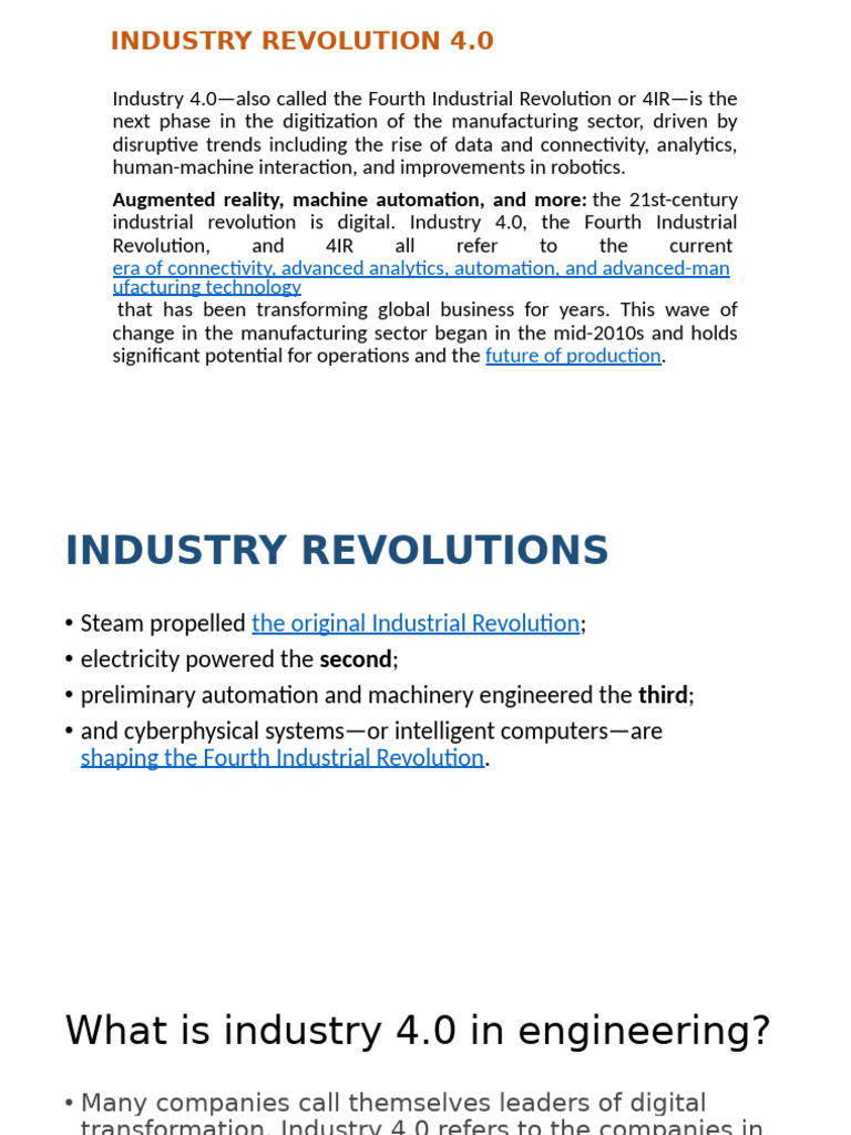 Industry4.0 | PDF | Automation | Computing