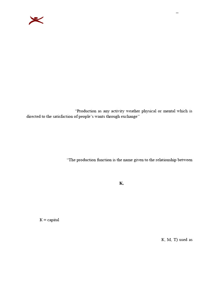 MEFA Unit-2 Material Short | PDF | Production Function | Factors Of Production