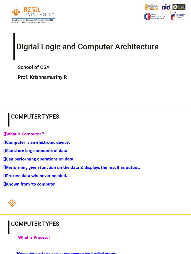 Unit - IV Basic Structure of Computers and The Memory System | PDF ...