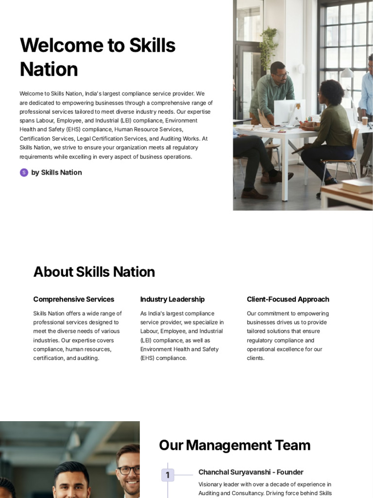Welcome To Skills Nation | PDF | Human Resources | Employment