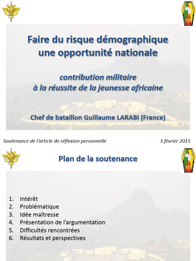 Armées africaines : levier pour la jeunesse | PDF | Business