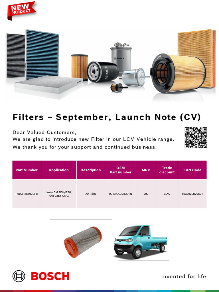 CV NPI Launch Note September 24 | PDF | Motor Vehicle