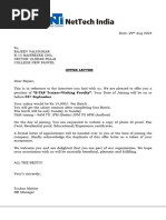 Capgemini Employment Offer Letter Template | PDF