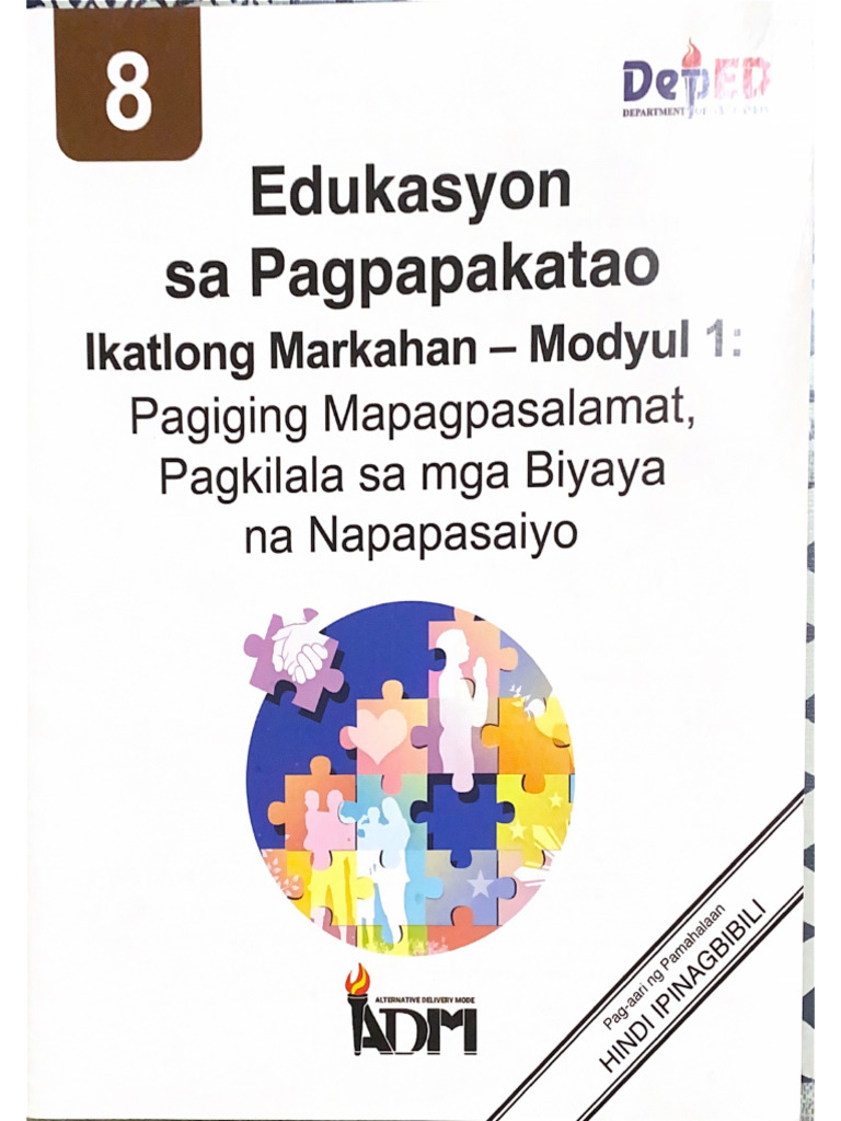 EsP8 Q3 Modyul 1 | PDF