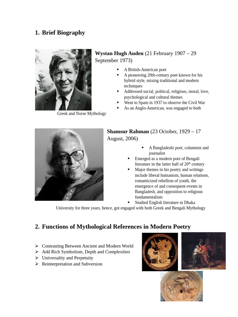 20th Century Poetry | PDF