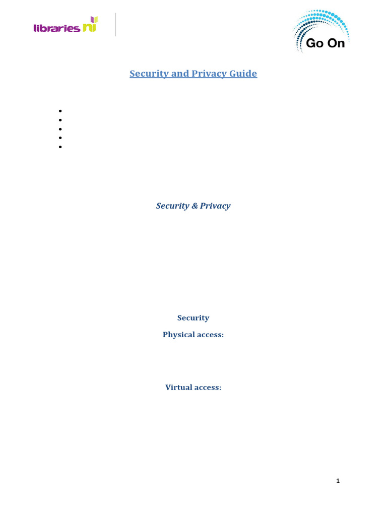 Security & Privacy Tips Guide | PDF | Http Cookie | Password