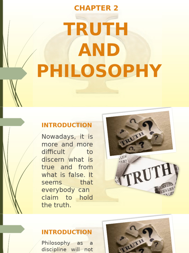 CH.2 LESSON 1 Truth and Philosophy | PDF | Truth | Reason