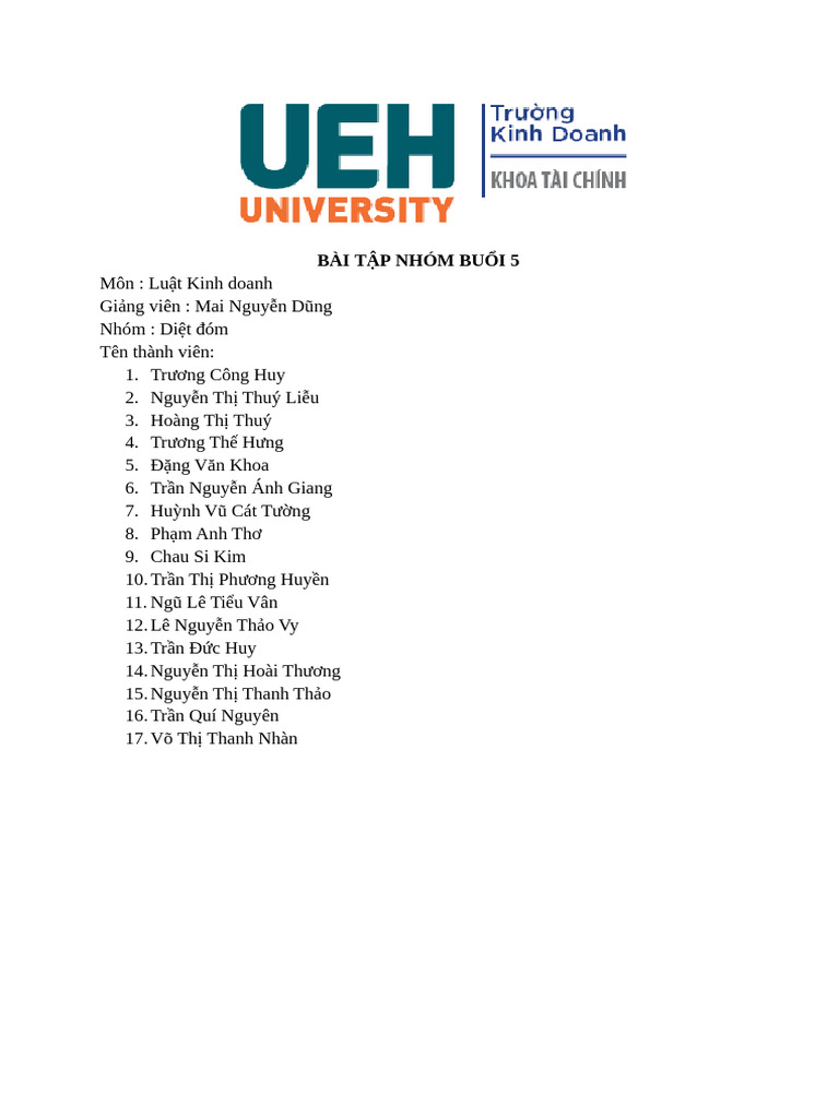 BT Buổi 5 LMS NHÓM DIỆT ĐÓM | PDF