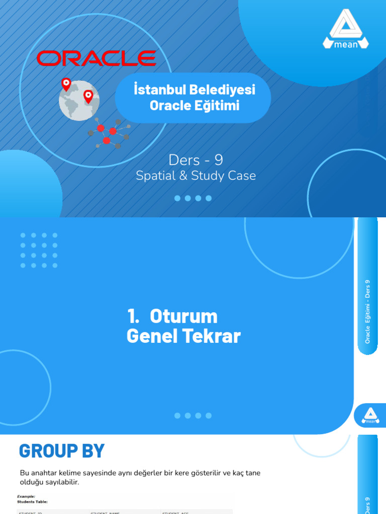 Oracle Spatial & Database Eğitimi 9 - Spatial Fonksiyonları _ 30 Ağustos | PDF