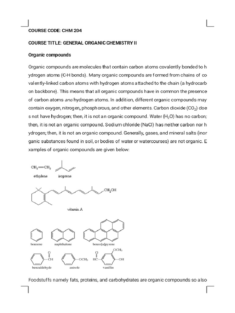 CHM 204 NOTE_Phoenix | PDF