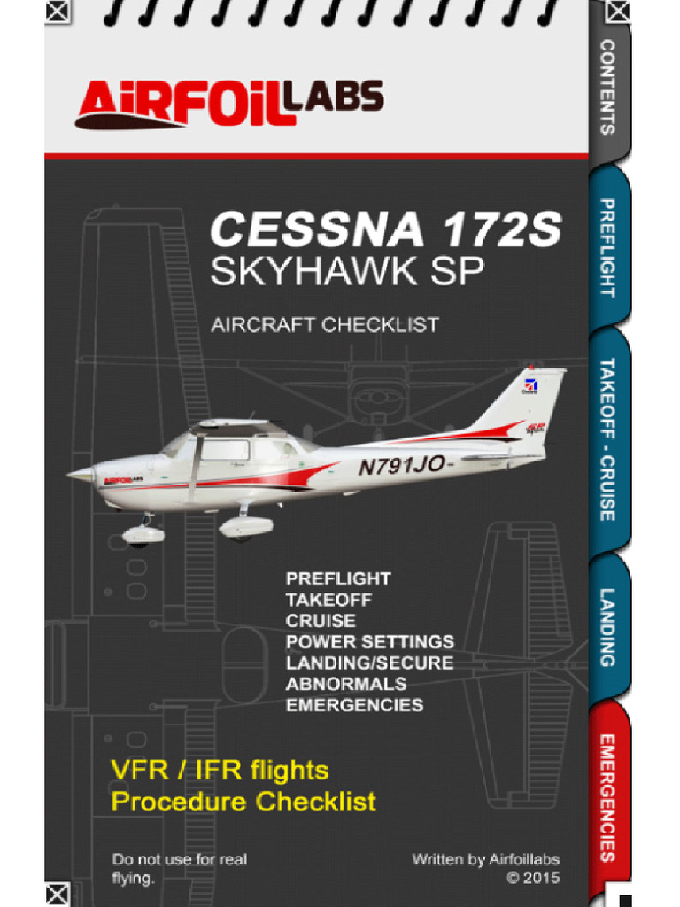 AFL C172S Checklist | PDF
