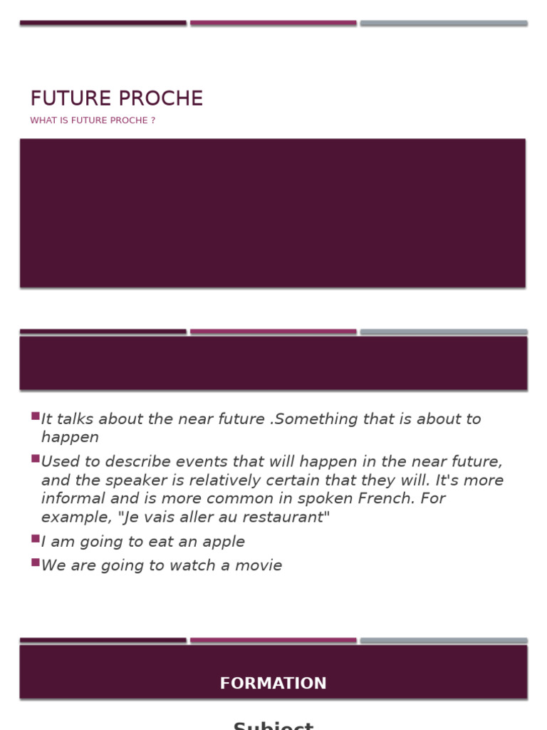 Future Proche and Futur Simple Guide | PDF | Grammatical Conjugation ...