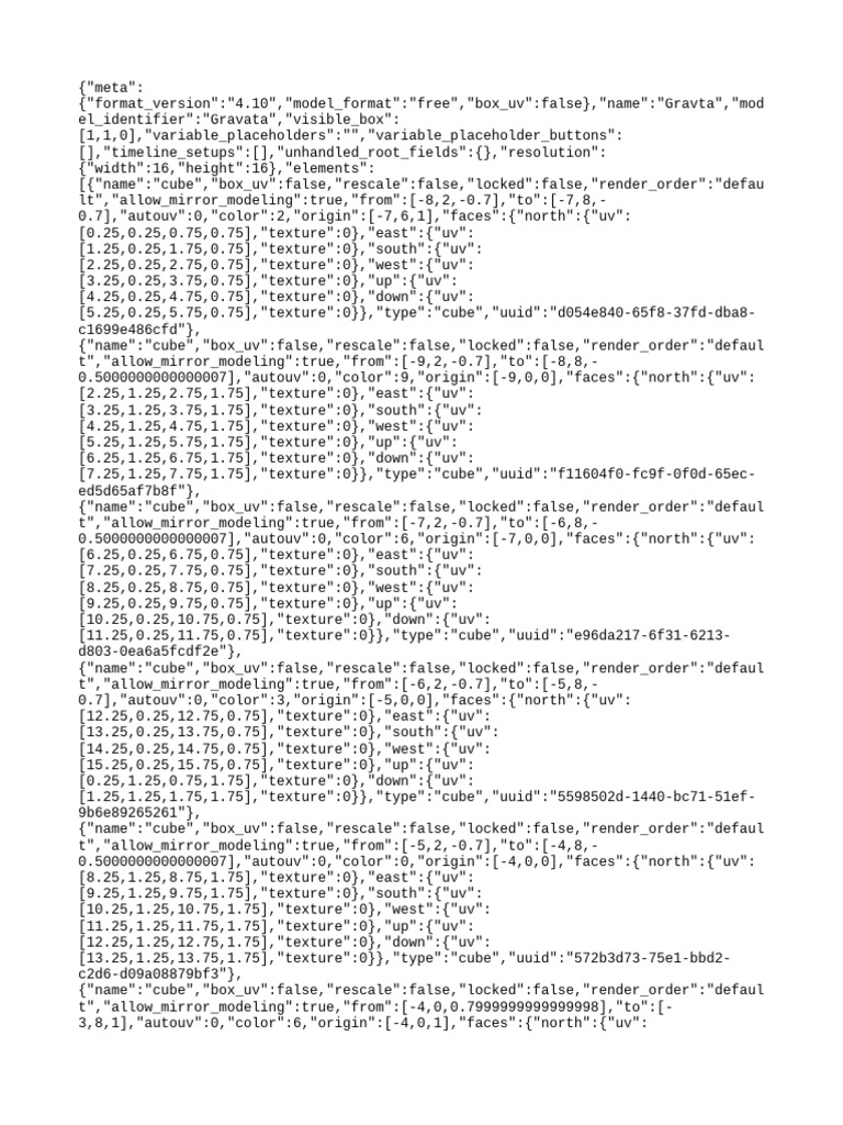 Gravta.bbmodel | PDF