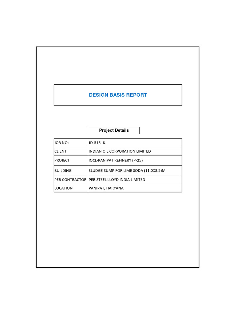 IOCL Panipat Sludge Sump Design | PDF | Screw | Stress (Mechanics)