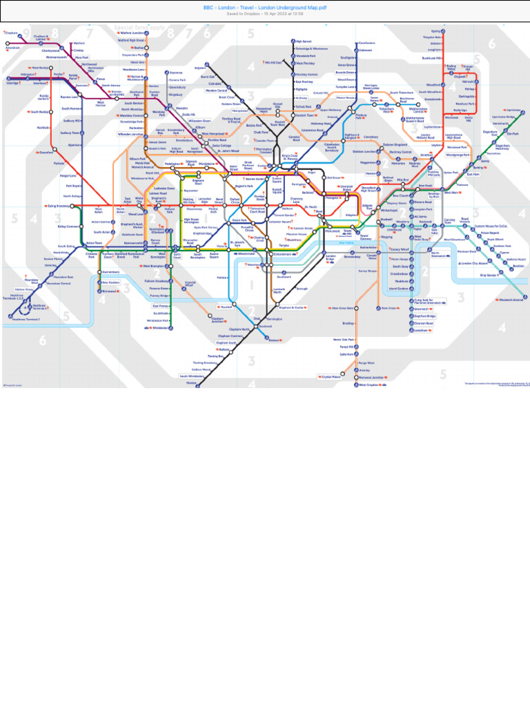 BBC - London - Travel - London Underground Map 2 | PDF