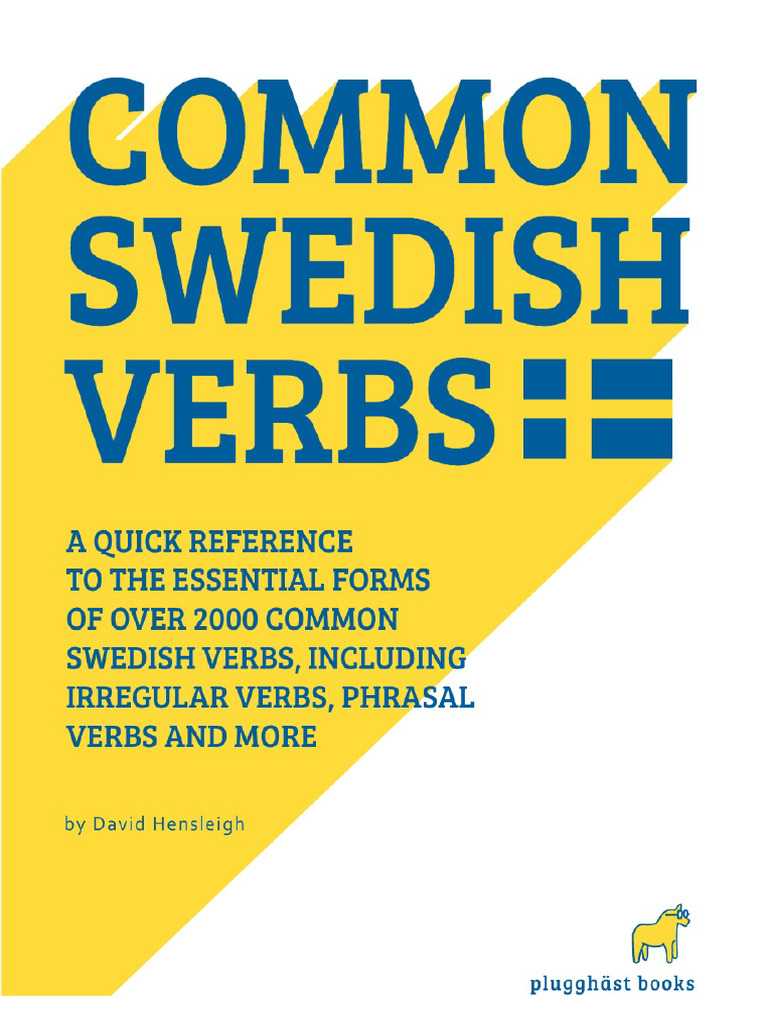 Common Swedish Verbs - David Hensleigh - 2001 - Non Basic Stock Line ...
