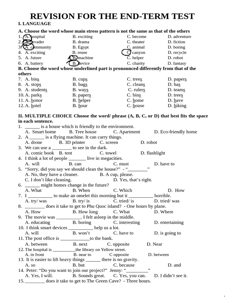 REVISION FOR THE END TERM TEST Copy 2 | PDF | Robot | Robotics