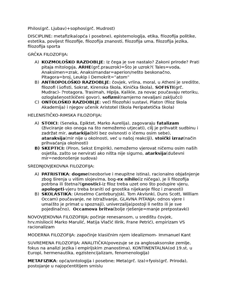 Ispit Teorija 1 | PDF