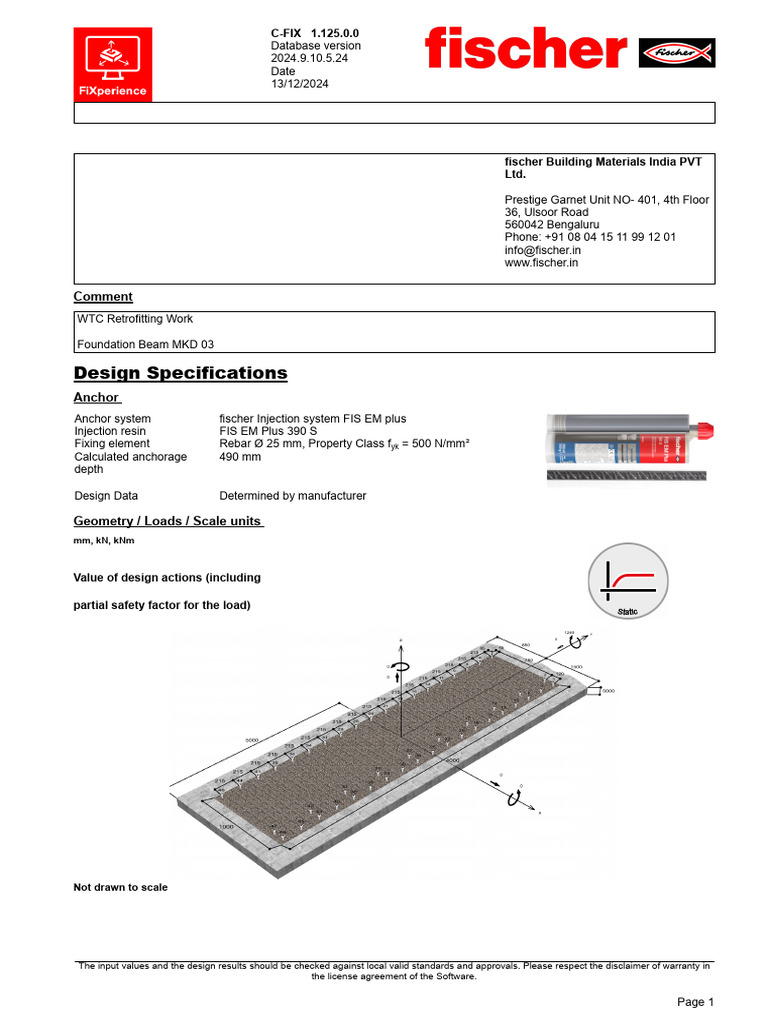 WTC Retrofitting Anchor Design | PDF | Software Testing | Building ...