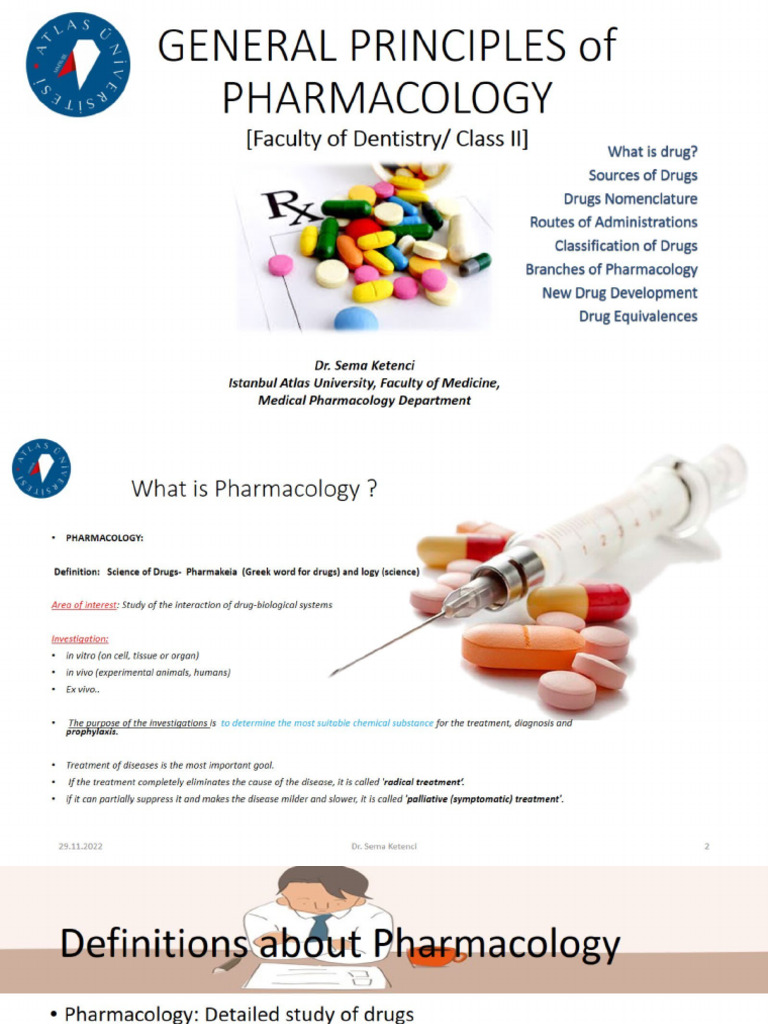 01- Introduction to General Pharma+pdf | PDF