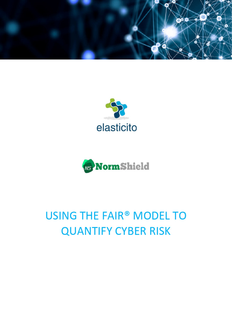Cyber Risk Quantification Using FAIR | PDF | Risk | Performance Indicator