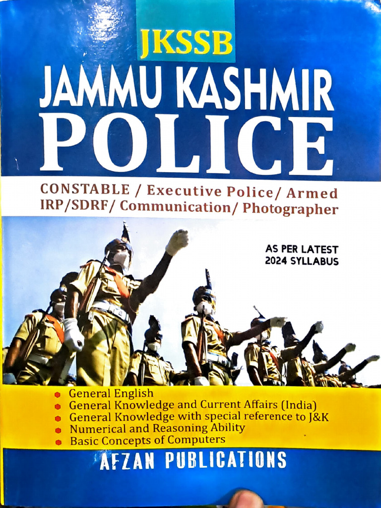 JKSSB Book 2024 | PDF