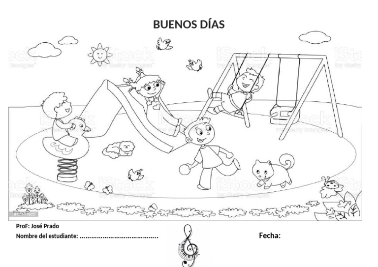 Buenos Días, Colorear | PDF