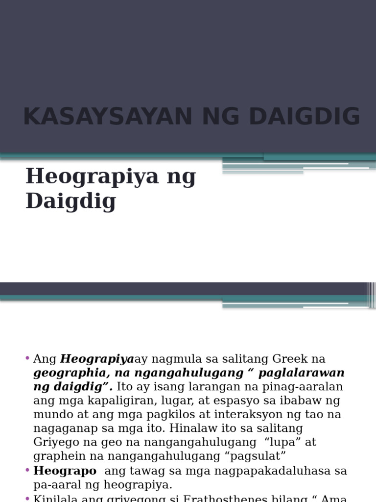 Kasaysayan NG Daigdig AP 8 | PDF