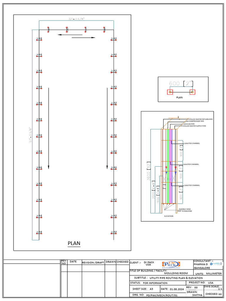 01.fi - Pd.pak - Mech (Pipe Routing) - (19.08.2024-R0) | PDF | Building ...
